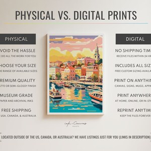 Belgrade Serbia Wall Art Belgrade Travel Poster Retro Serbian Art ...