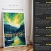 Tromso Poster Norway Northern Lights Wall Art Tromso Norway Art Print ...