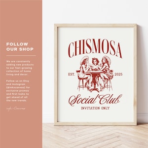 Chismosa Social Club Wall Art Personalized Gift for Latina Friends ...