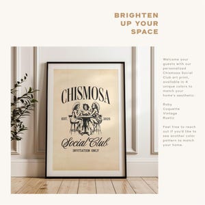 Chismosa Social Club Wall Art Personalized Gift for Latina Friends ...