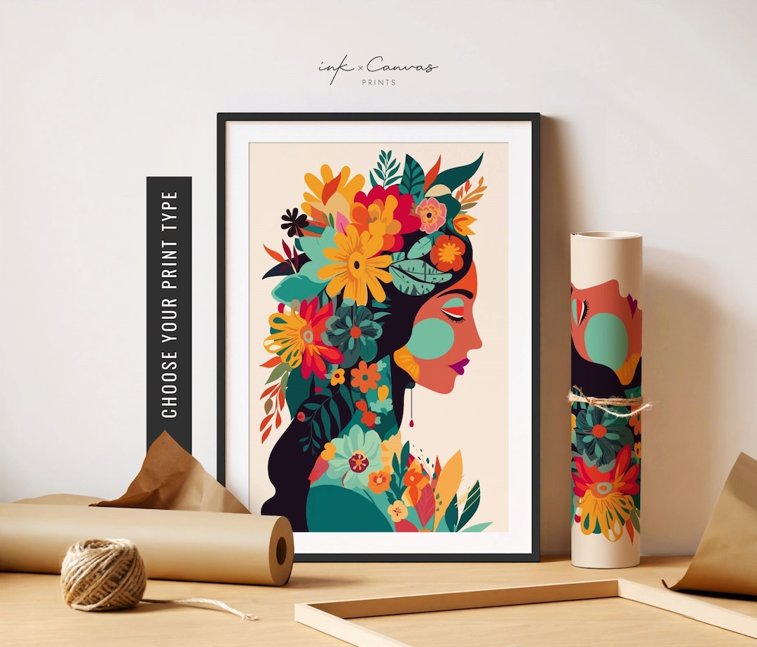 Latina Art Print Maximalist Wall Art Latino Artwork Latinx Art Latina ...
