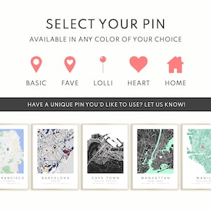 Personalized Map Print Custom Map Wall Art Where We First Met Map ...