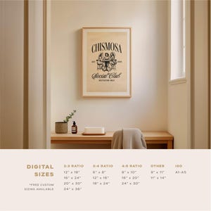 Chismosa Social Club Wall Art Personalized Gift for Latina Friends ...