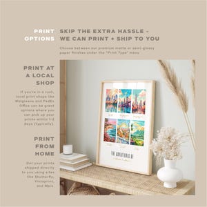 Personalized Travel Collage Wall Art Custom Travel Poster Collage ...