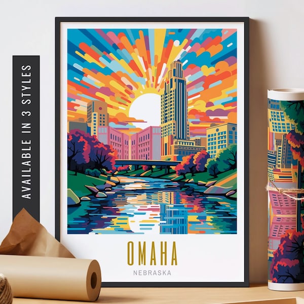 Omaha Skyline - Etsy