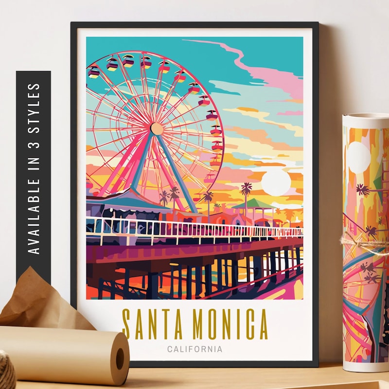 Santa Monica Pier - Etsy