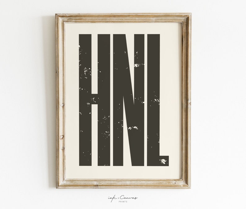 Custom Typography Print Personalized Location Print Abbreviation City ...