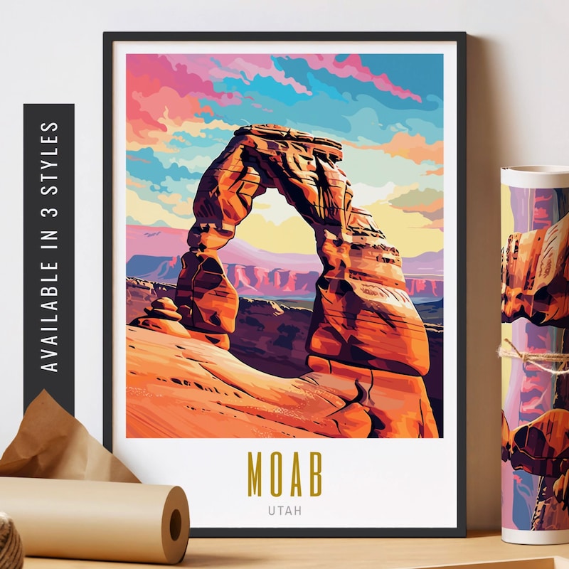 Moab Poster - Etsy