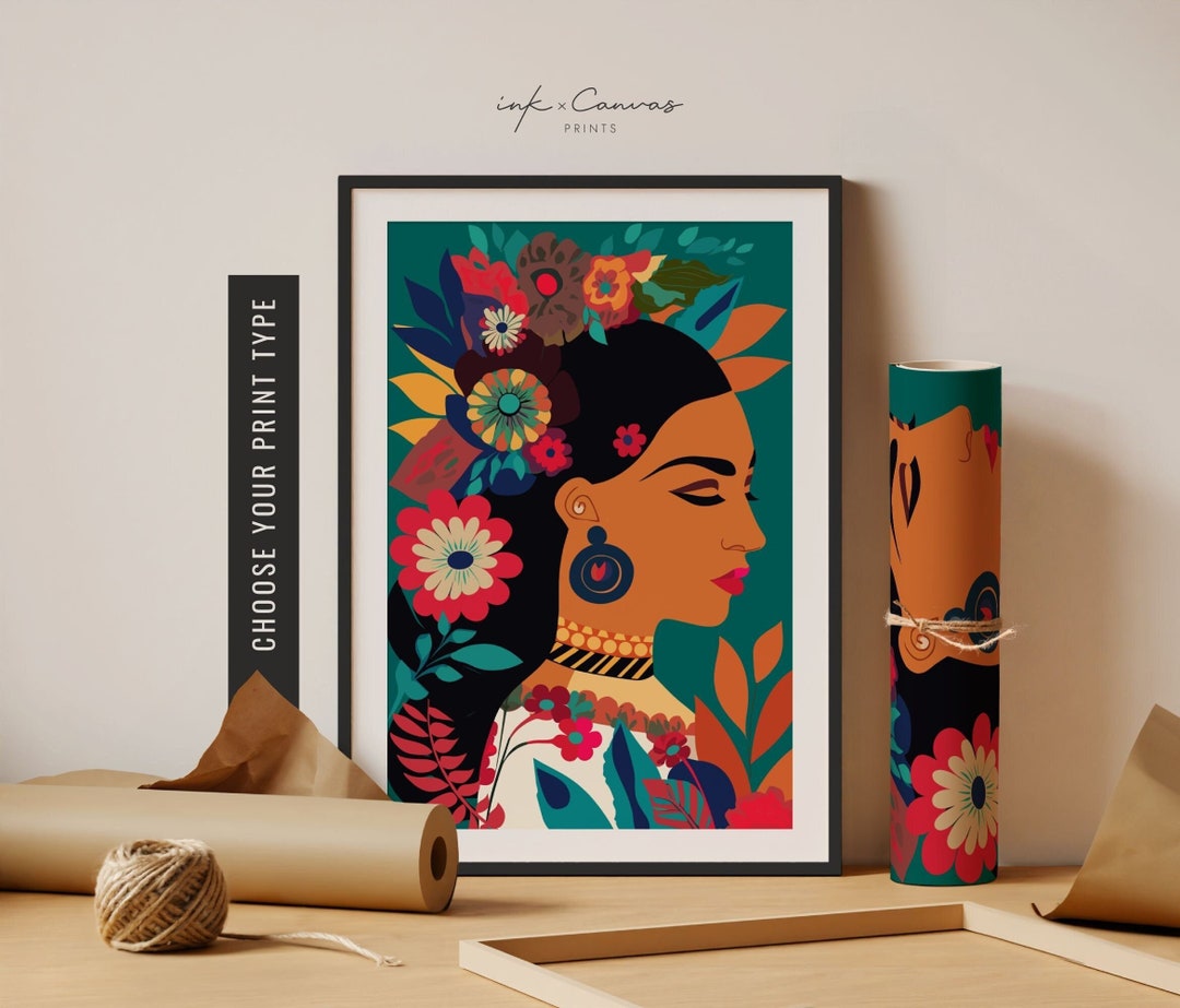Latina Art Print Maximalist Wall Art Latino Artwork Latina Wall Art ...