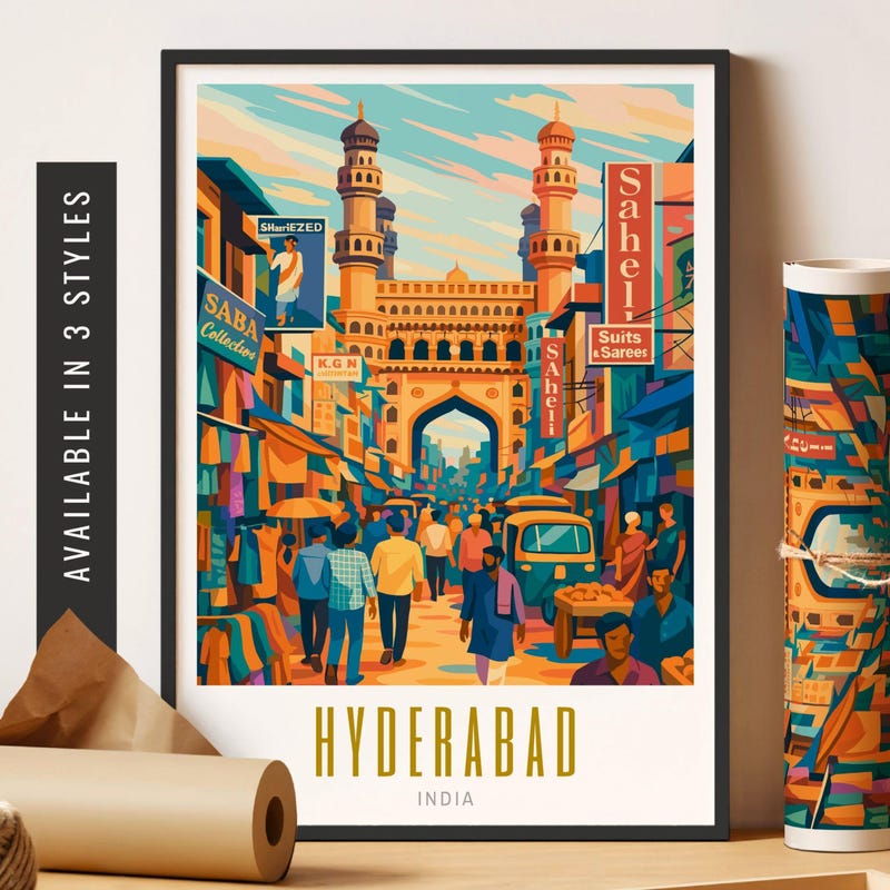 Hyderabad Poster Print - Etsy