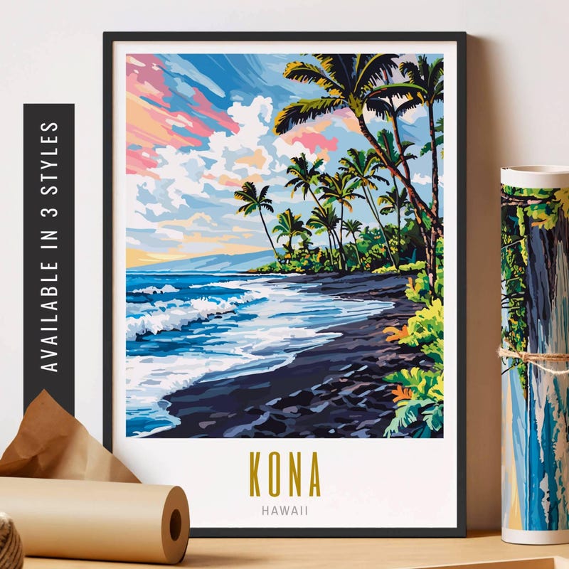 Hawaii Prints Kona - Etsy