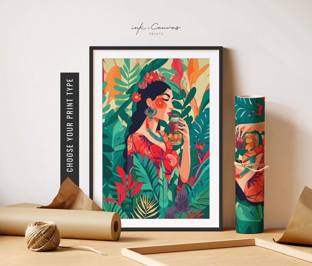 Latina Art Print Maximalist Wall Art Latino Artwork Latinx Art Latina ...