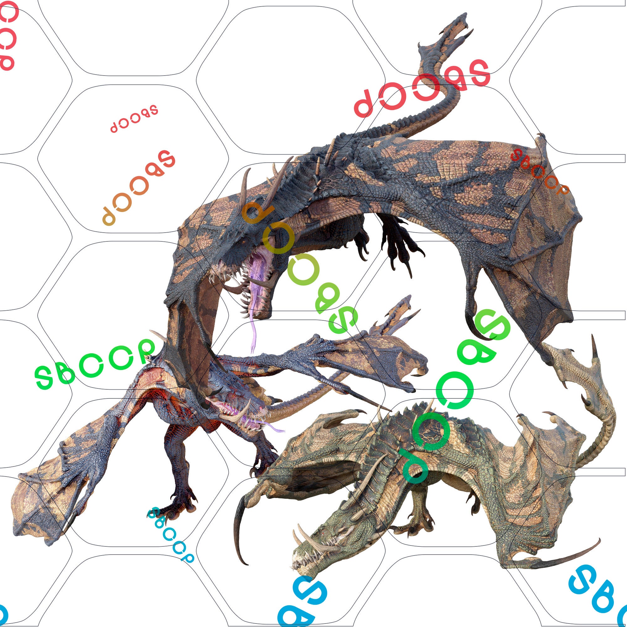 Storybook Wyverns, Storybook Characters, Sticker Art, Digital Products ...