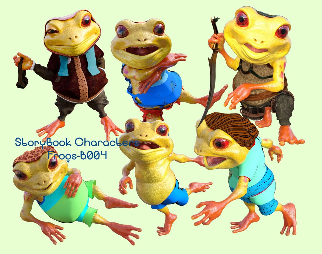 Storybook Characters, Children's Illustrations, Sticker Art, Digital ...