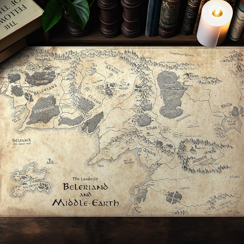 Tolkien Wall Art - Etsy