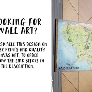 Tolkien Fantasy Map Desk Mat, Epic Adventure Mouse Pad, Nerdy Mythical ...