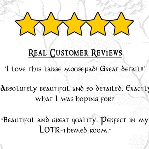 Tolkien Fantasy Map Desk Mat, Epic Adventure Mouse Pad, Nerdy Mythical ...