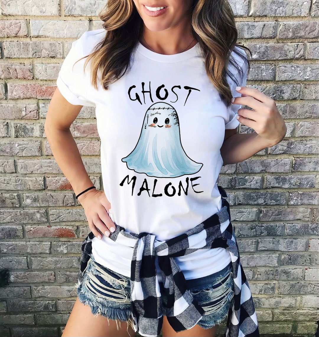 Ghost Malone Kawaii Halloween Clothes Sweatshirt Sweater Shirt Costume ...