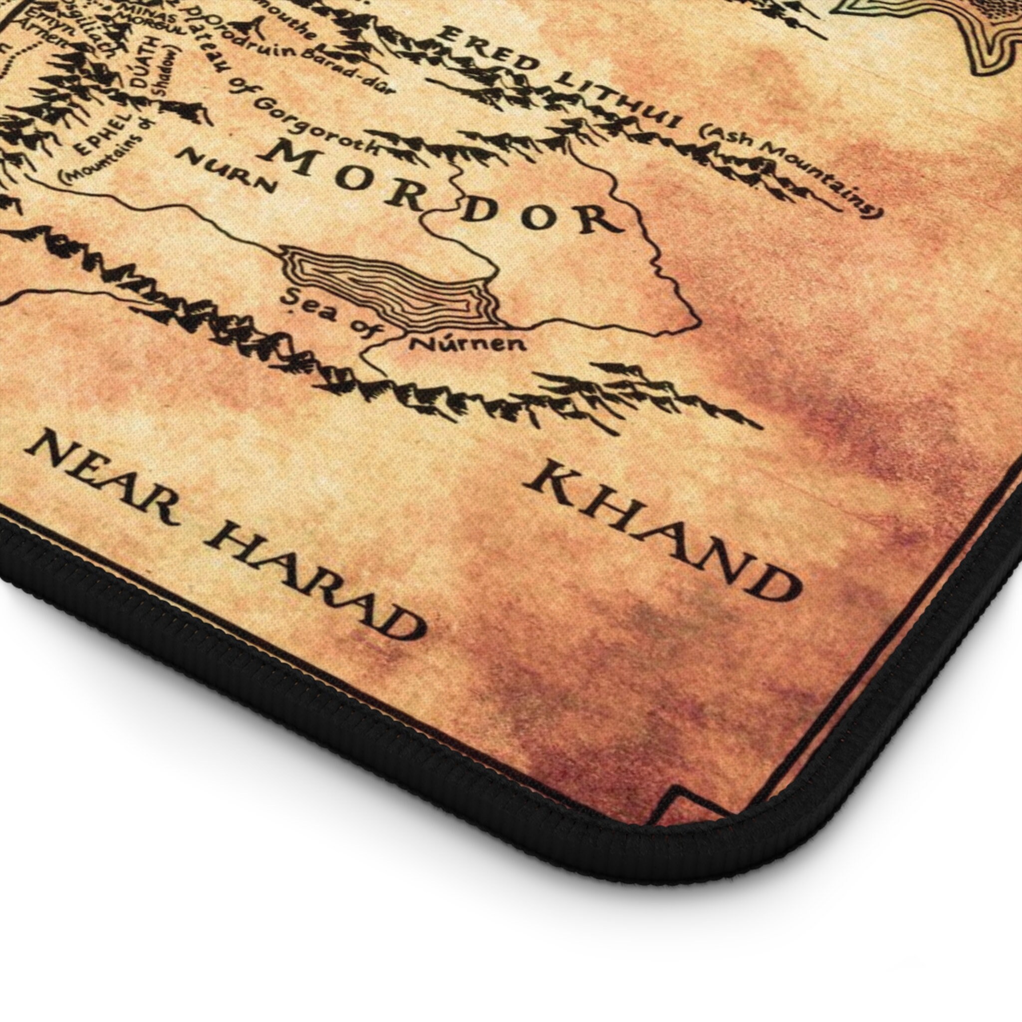 Lord Of The Rings Middle Earth Map Desk Mat, LOTR Designed & Sold By ...