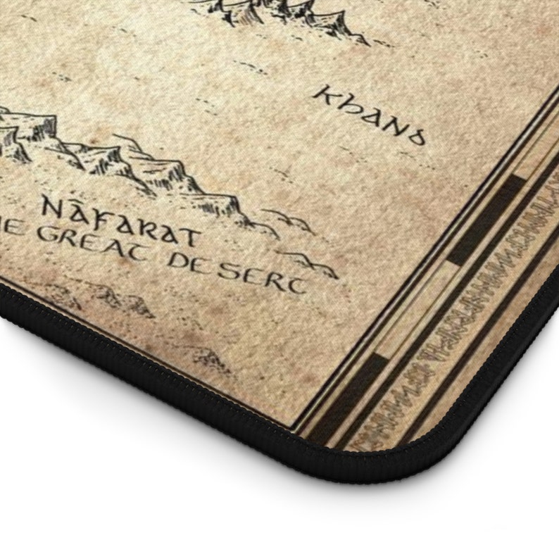 Lord of the Rings Middle Earth Map Desk Mat Mouse Pad LOTR - Etsy Denmark