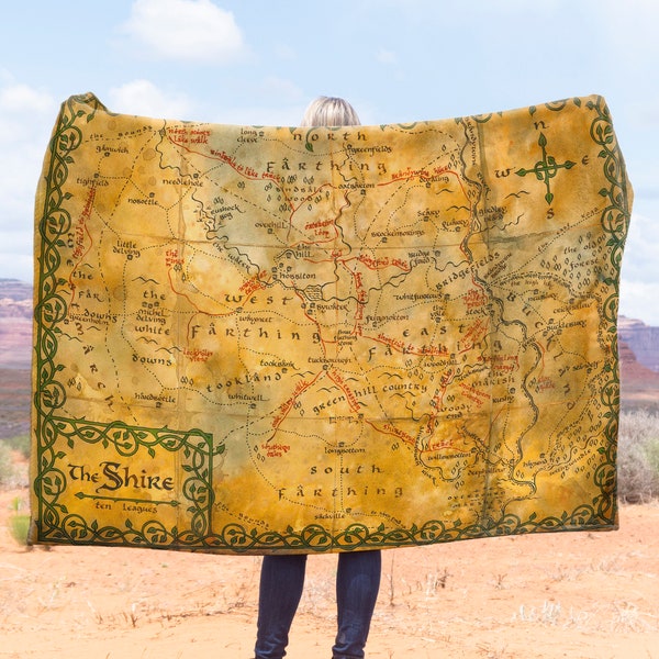 Middle Earth Blanket - Etsy