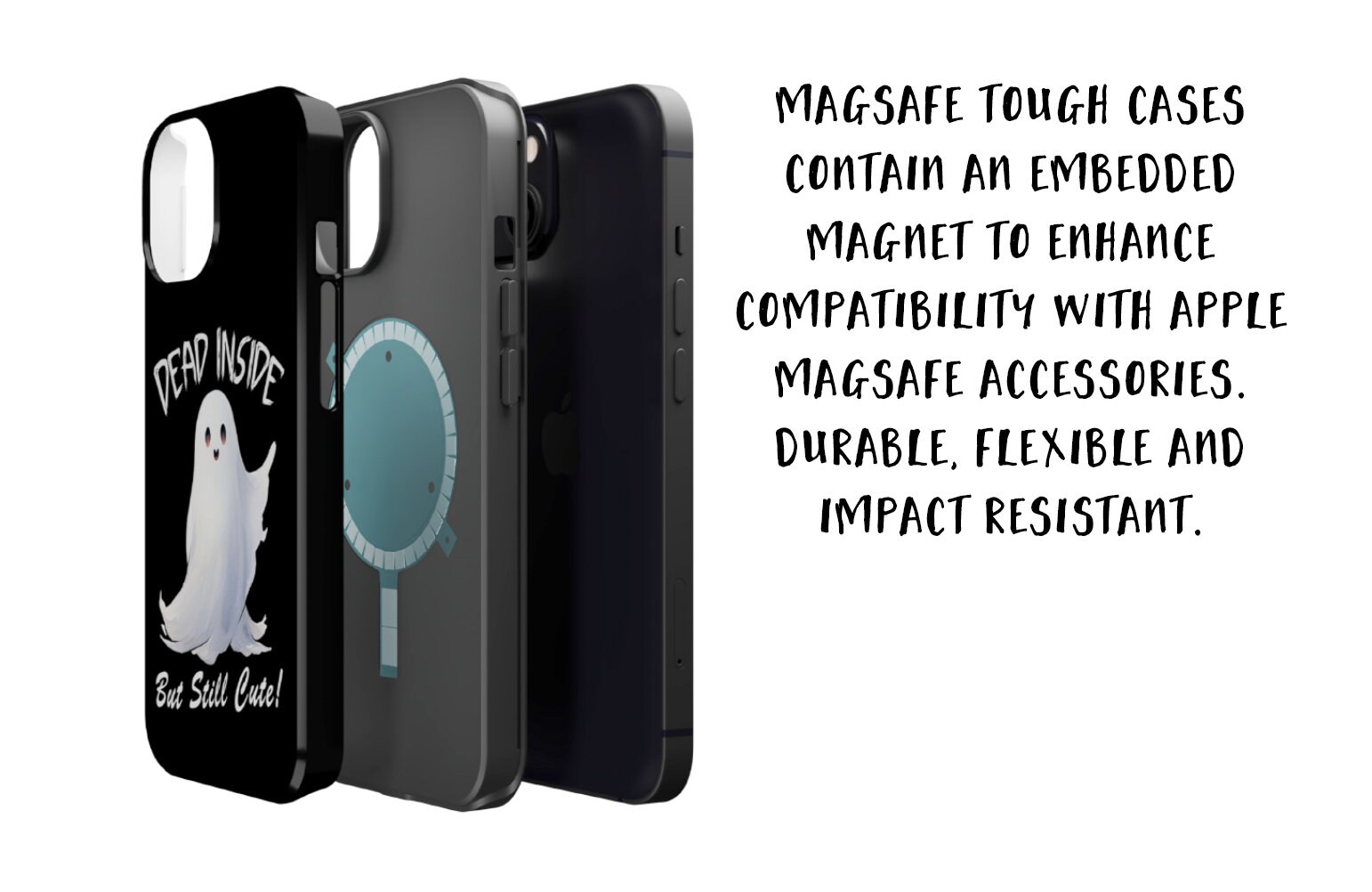 Ghost Halloween iPhone 14 13 12 11 Pro XR Case, Spooky Kawaii Case ...