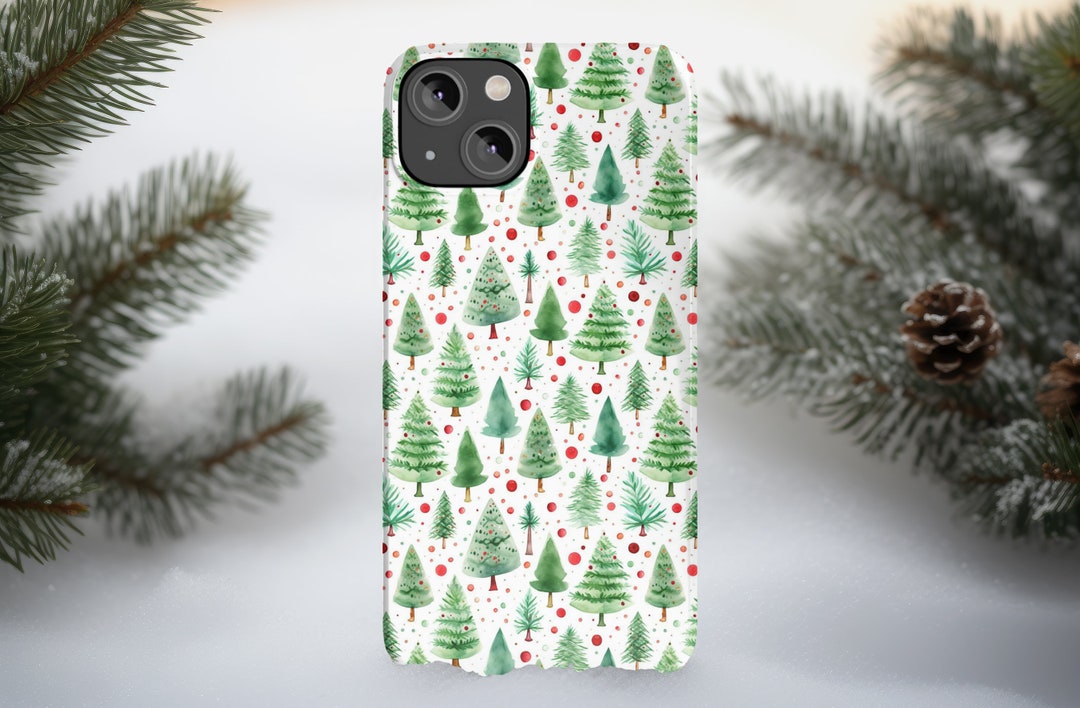 Christmas Tree Holiday iPhone Case 14 13 12 11 Pro XR, Winter Season ...