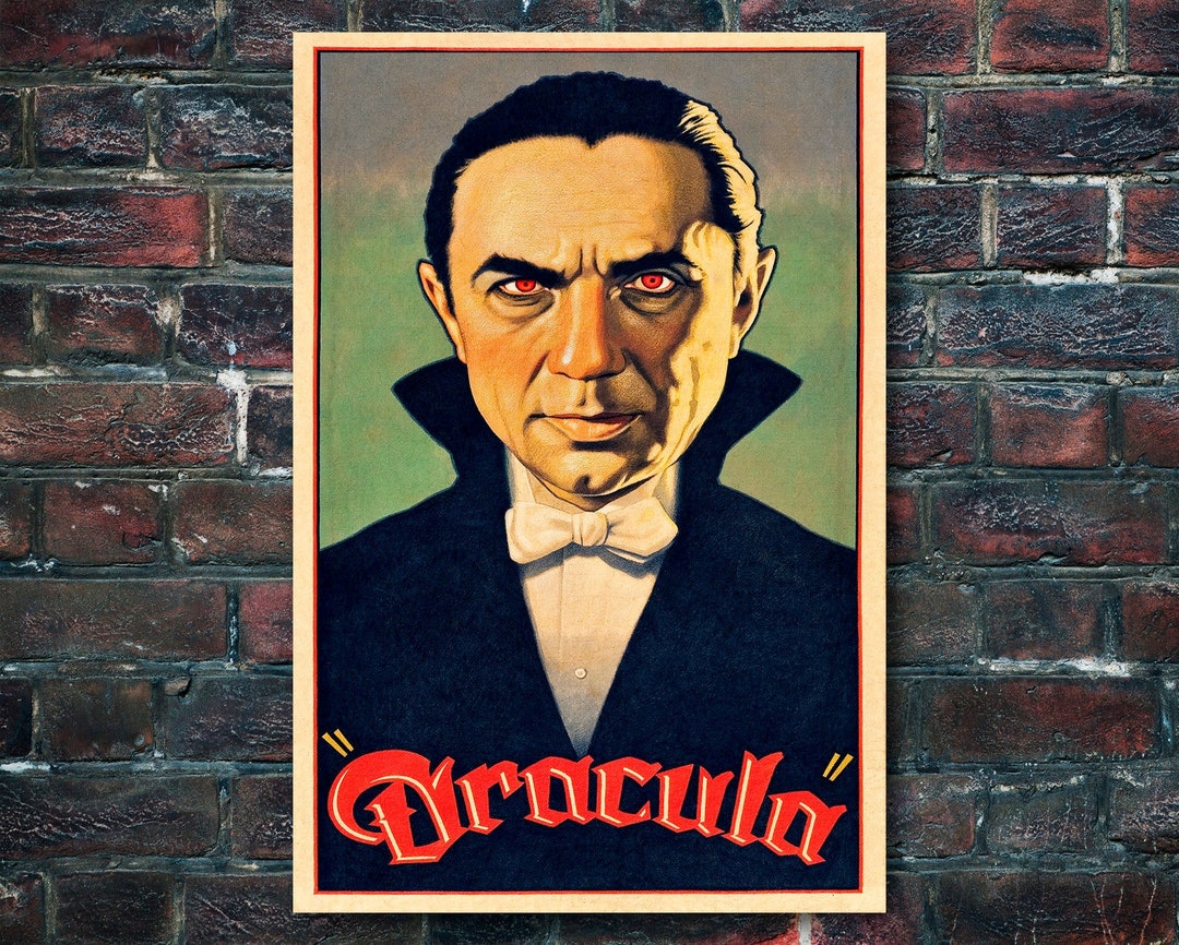 Dracula 1931 Vintage Movie Poster Reprint Bela Lugosi Vampire - Etsy
