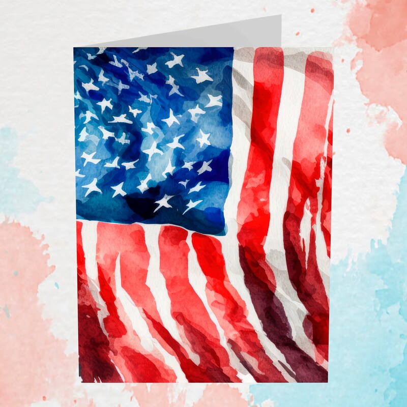 Patriotic Card - Etsy