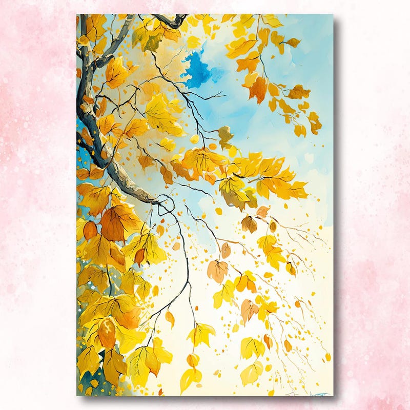 Yellow Leaf - Etsy