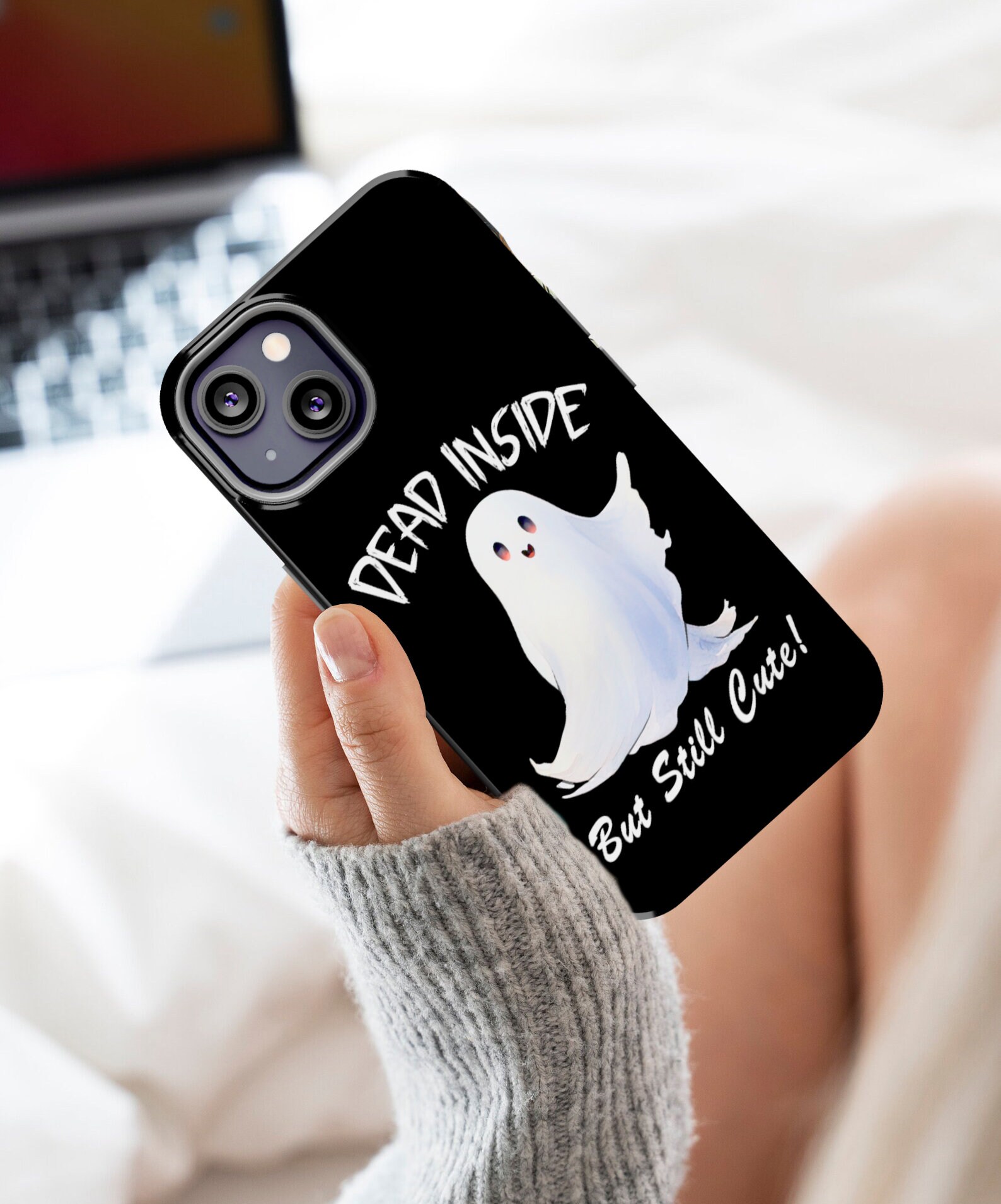 Ghost Halloween iPhone 14 13 12 11 Pro XR Case, Spooky Kawaii Case ...