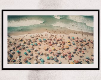 Fun Beach Day Summer Illustration. Wall Art Wall Décor. Chill - Etsy