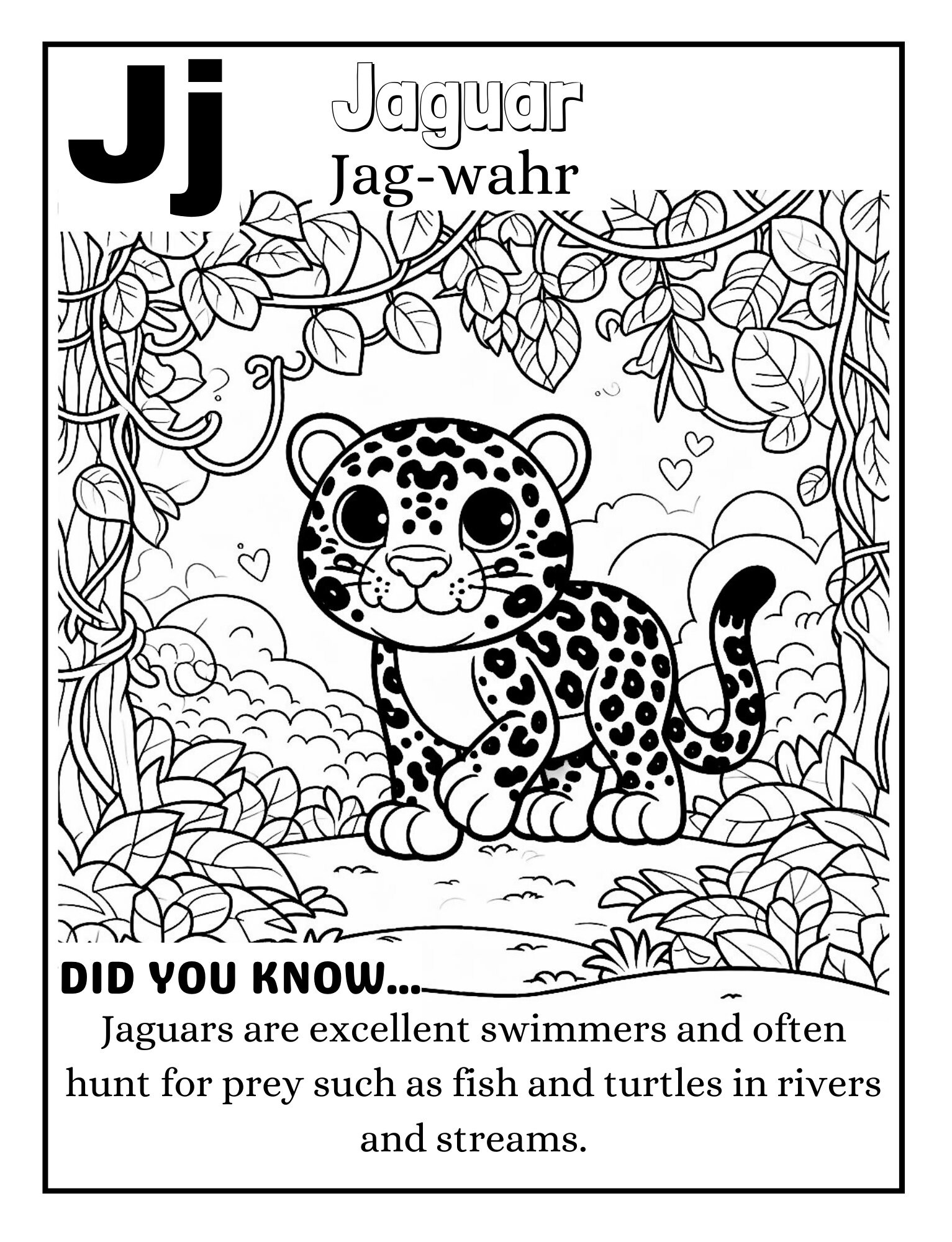 Alphabet Adventure: A Coloring Journey Through the Animal Kingdom - Etsy