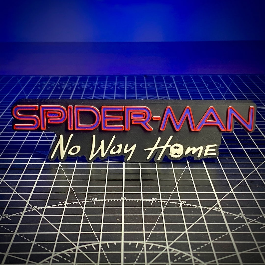 Spider-man: No Way Home 3D Logo for Display - Etsy