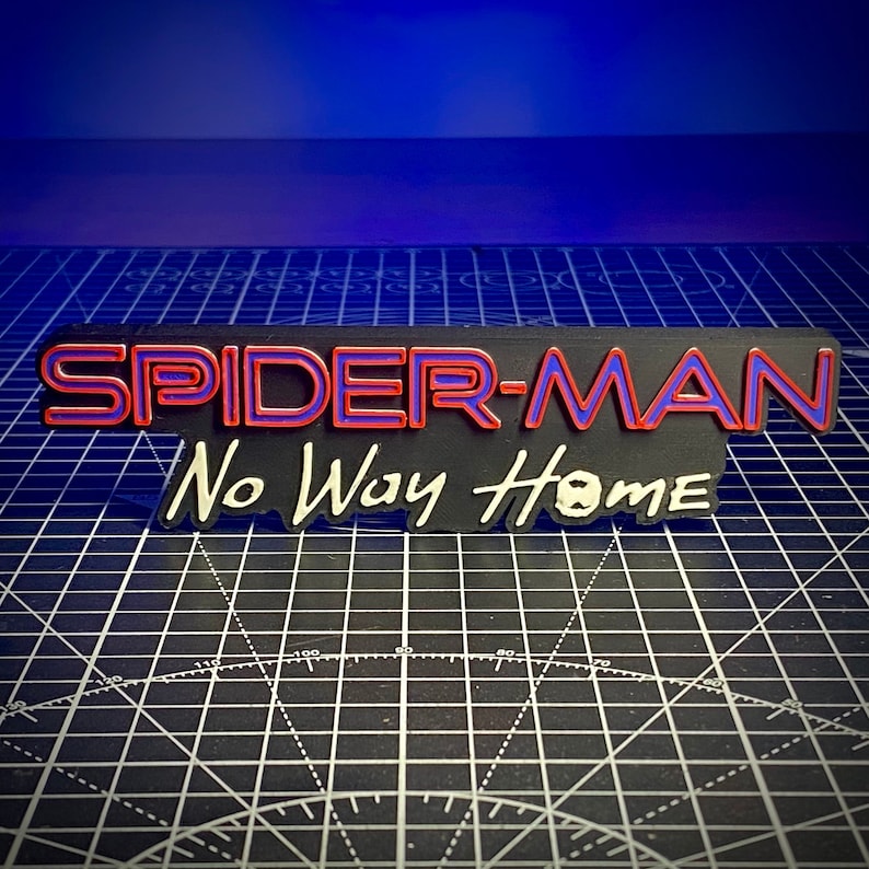 Spider-man: No Way Home 3D Logo for Display - Etsy