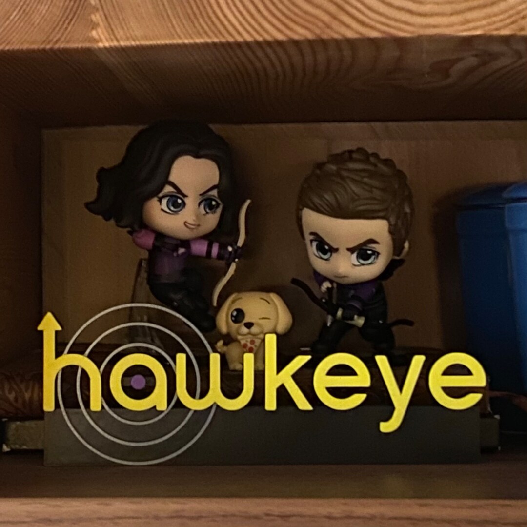 Hawkeye 3D Logo for Display - Etsy