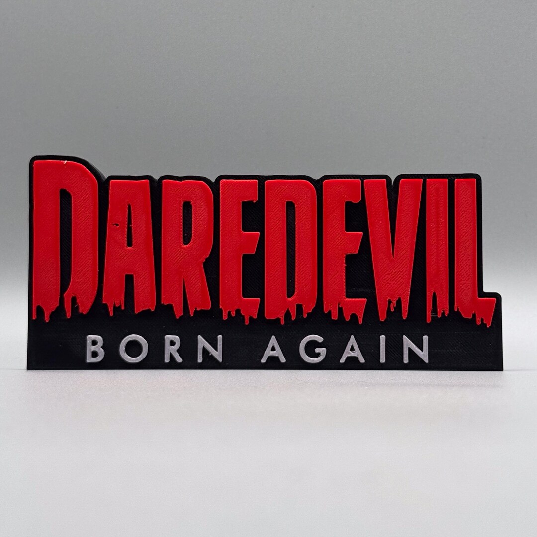 Daredevil 3D Logo for Display - Etsy
