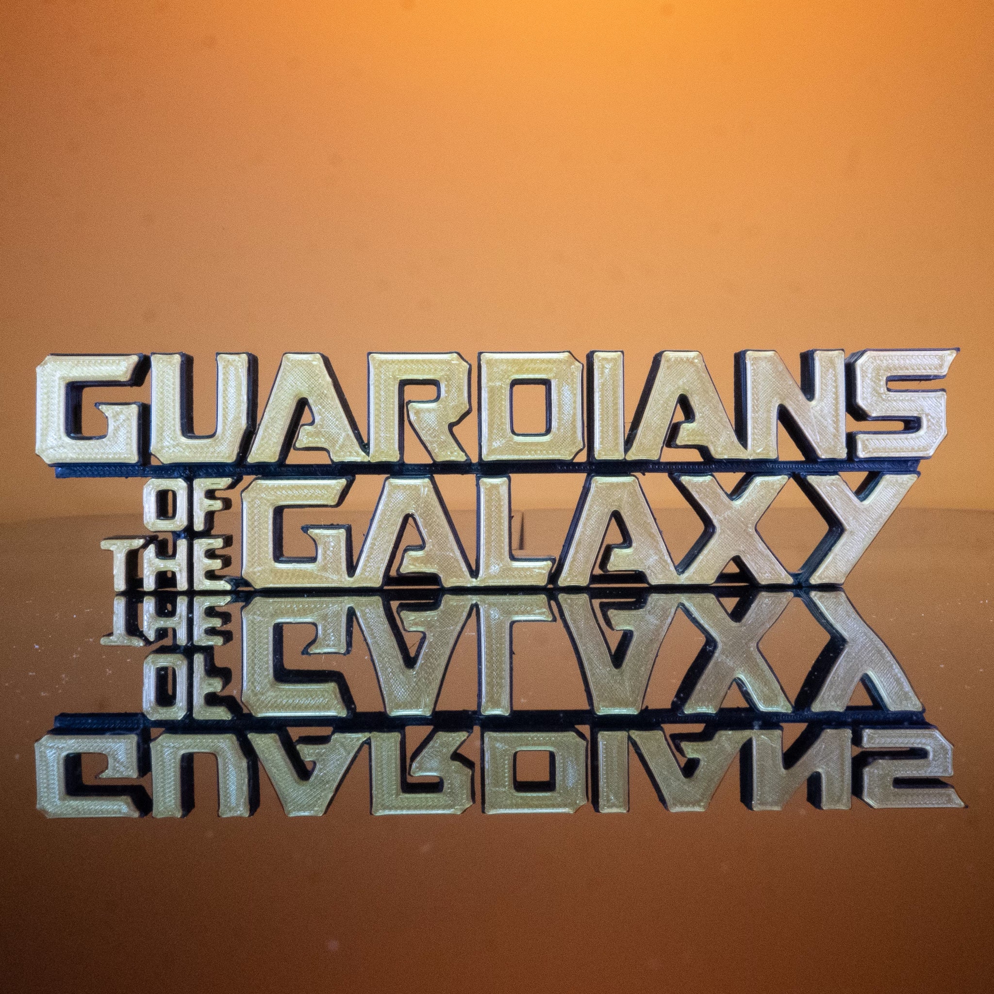 Guardians of the Galaxy 3D Logo for Display - Etsy