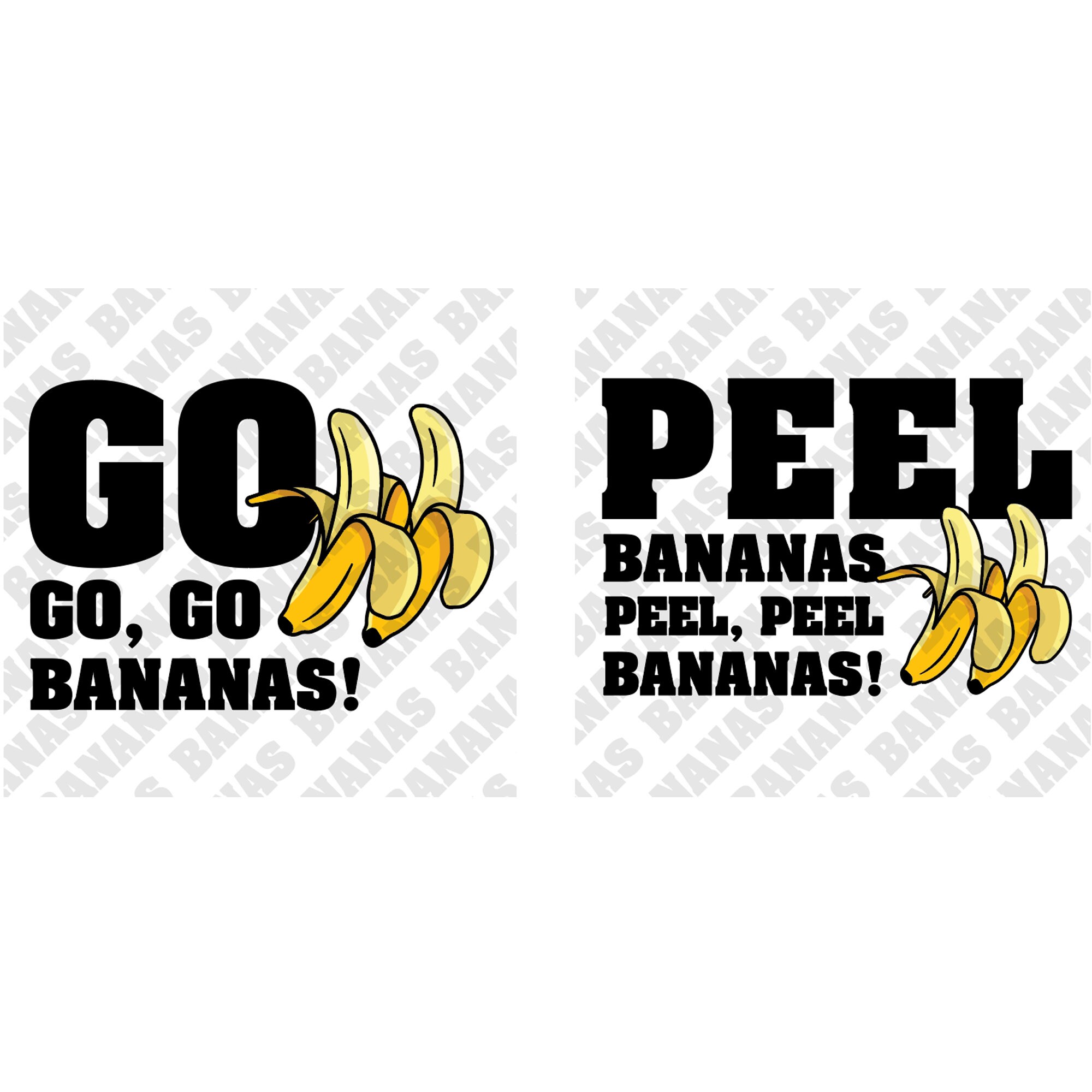 Go Bananas Svg, Go Go Bananas Svg, Peel Bananas Svg, Peel Peel Bananas ...
