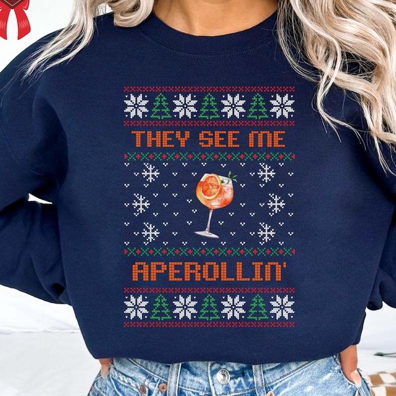 Funny aperol spritz sweater - Etsy.de