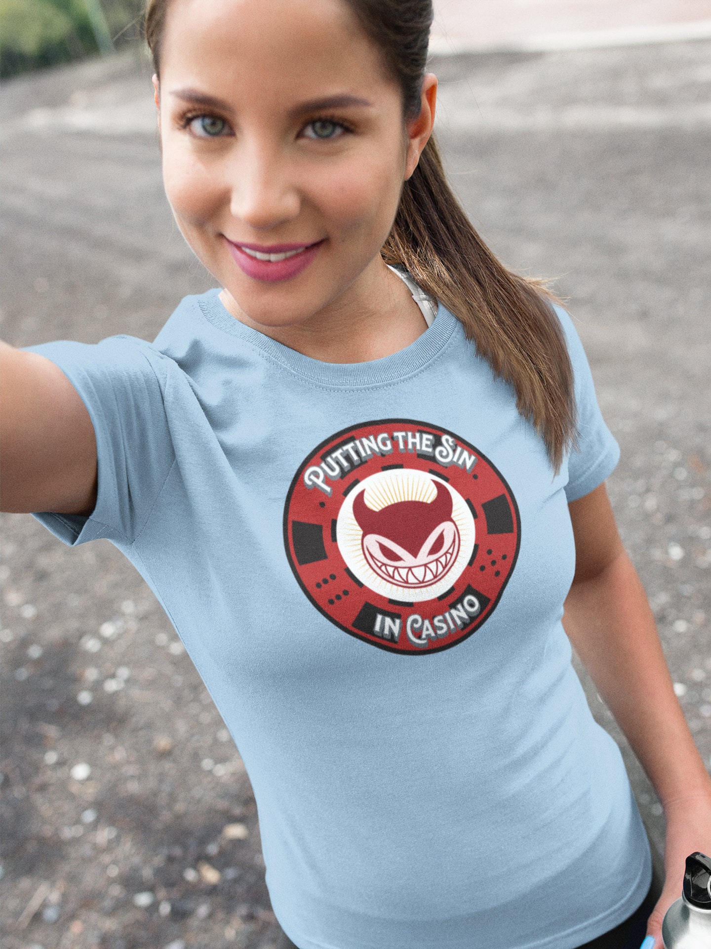 Casino Chip T Shirt, Gambling Chip Tshirt, Poker Betting Tee, Las Vegas ...