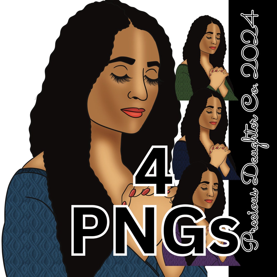 JW Preaching Clipart, Sisters Praying Illustration (digital Download ...