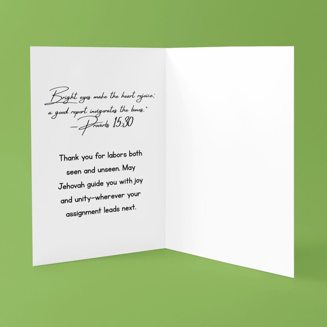 JW Circuit Overseer Farewell Card | Spiritual Thank You (digital ...