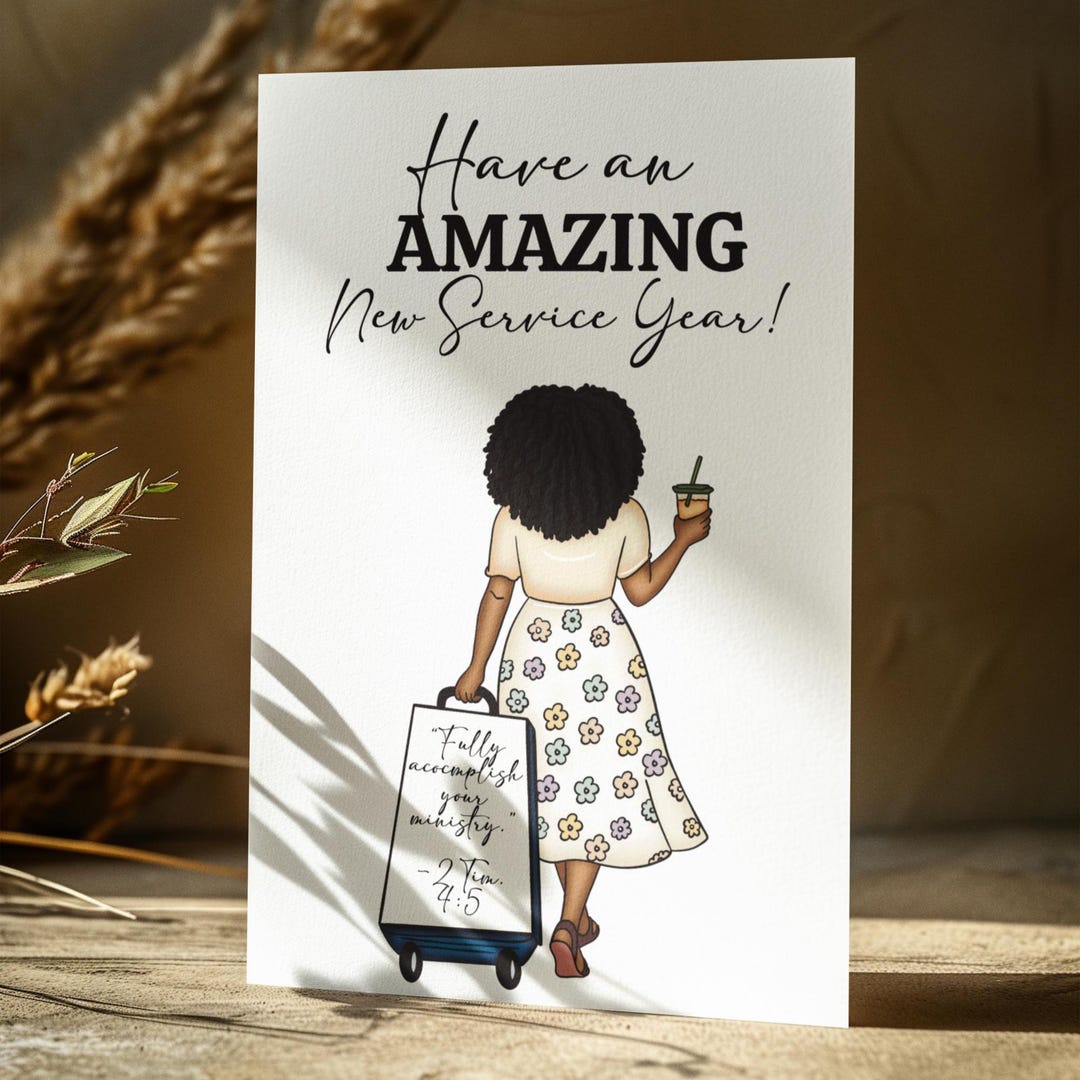 JW New Service Year Card, Ministry Gift (digital Download) - Etsy