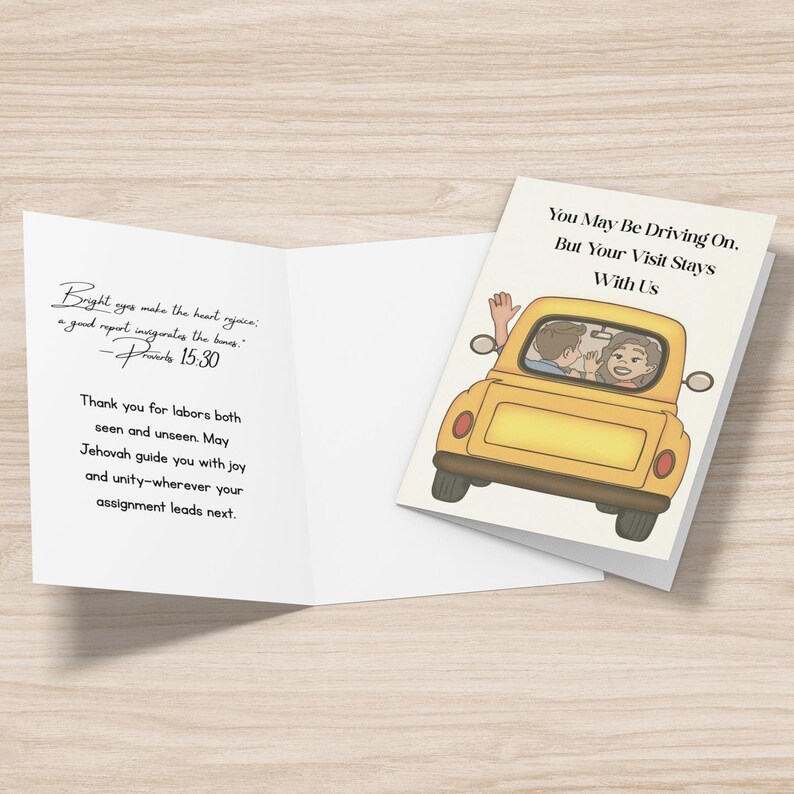 JW Circuit Overseer Farewell Card | Spiritual Thank You (digital ...