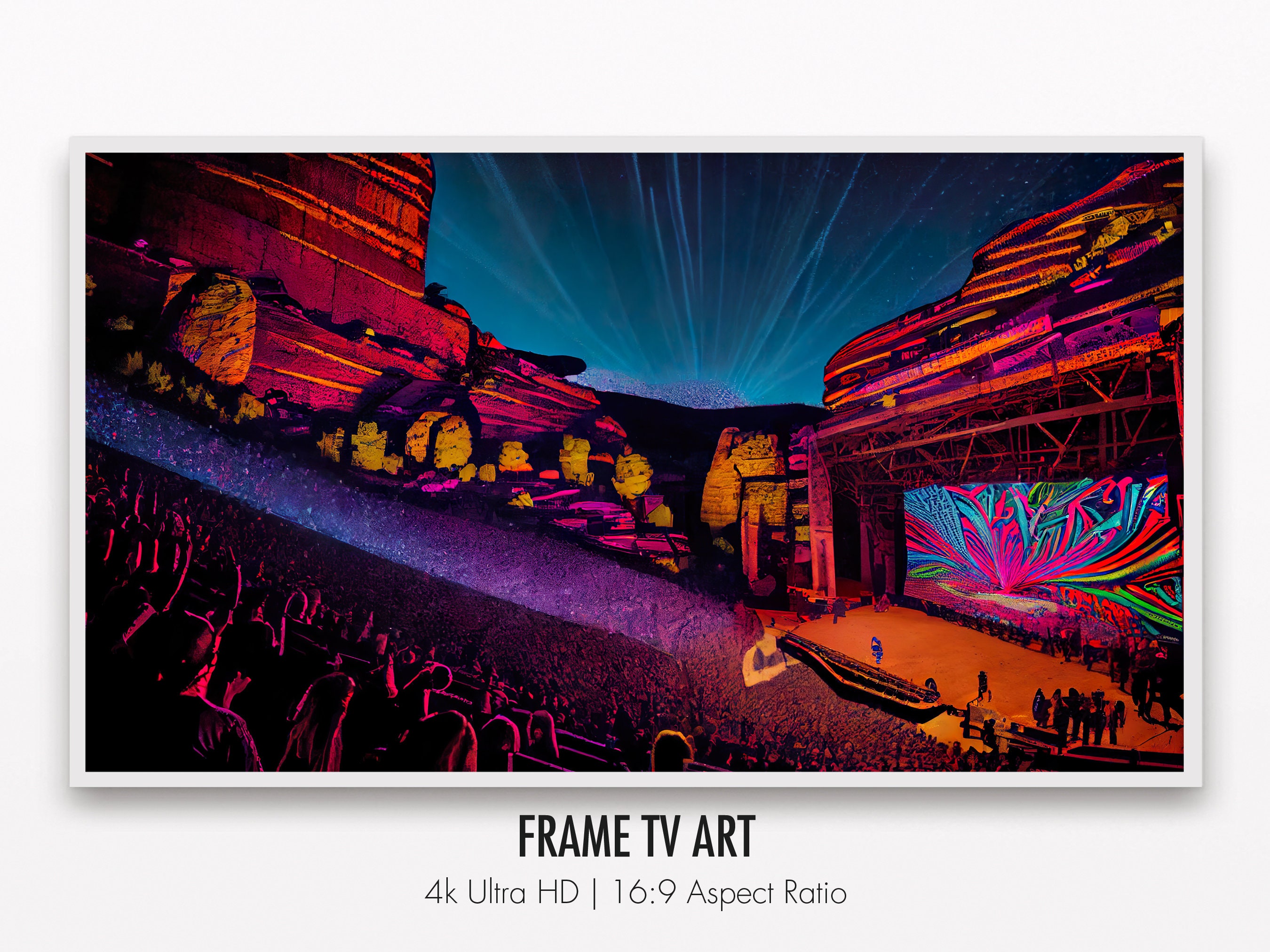 Red Rocks Park & Amphitheatre Wall Art, Morrison Colorado Horizontal ...