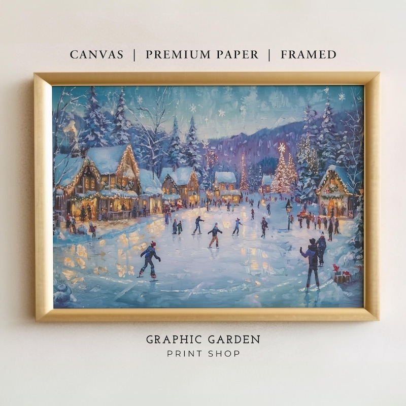 Ice Skating Art - Etsy