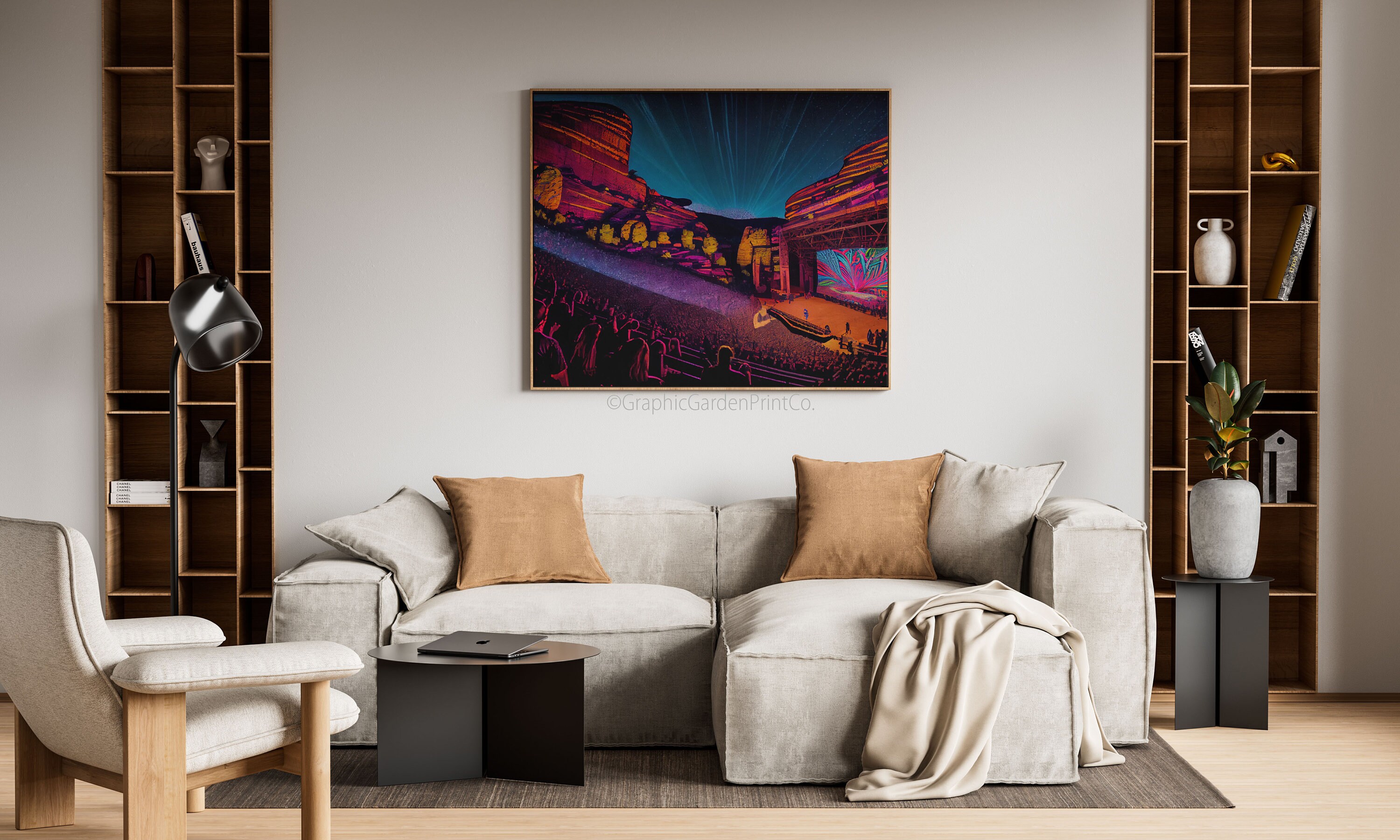 Red Rocks Park & Amphitheatre Wall Art, Morrison Colorado Horizontal ...