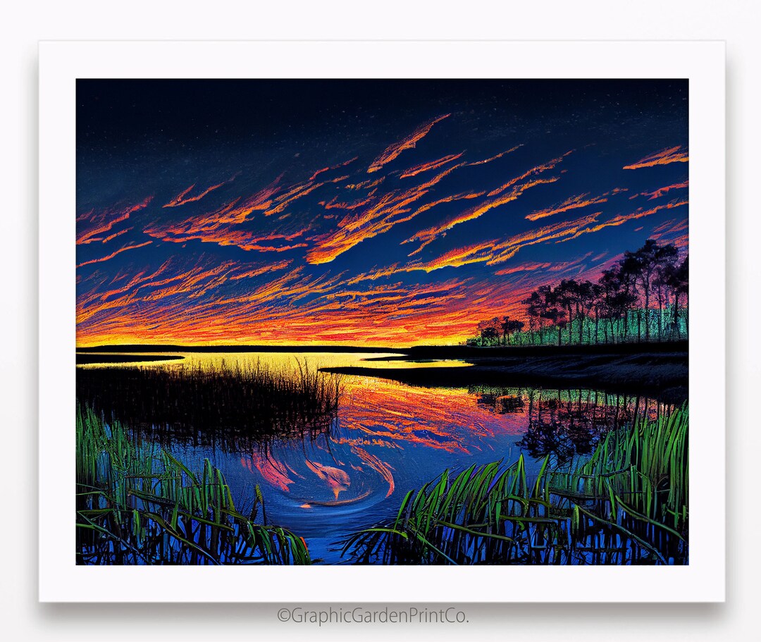 Everglades National Park Wall Art, Florida Horizontal Printable ...
