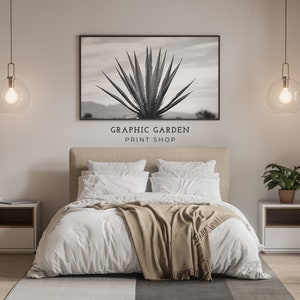 Set of 7 Succulent Wall Art Bundle Cactus Printable Black & White ...